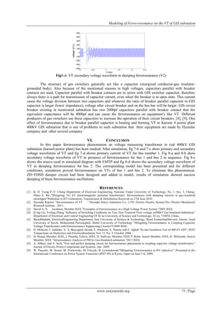 Modeling of Ferro-resonance on the VT of GIS substation | PDF