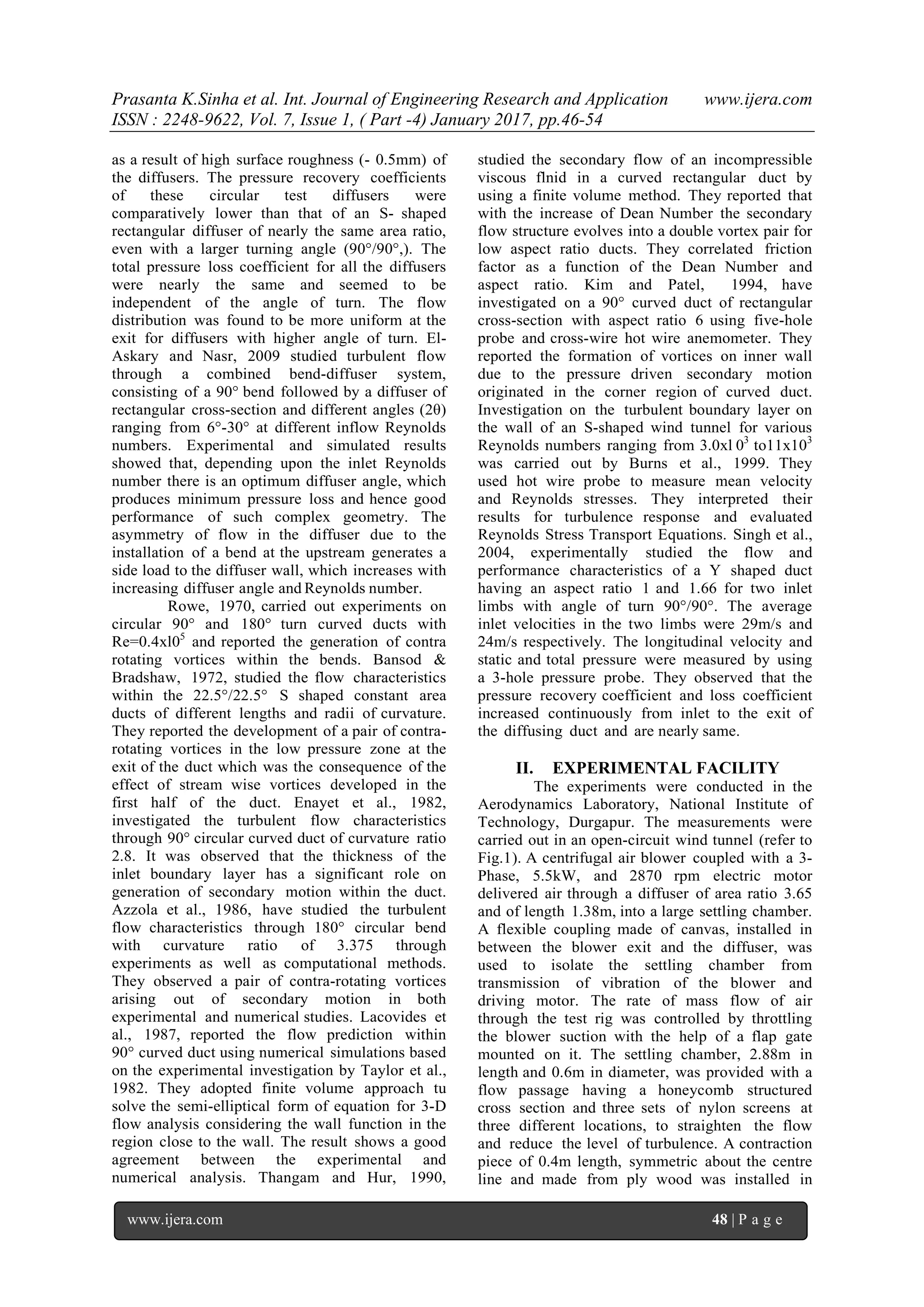 Flow Development through a Duct and a Diffuser Using CFD | PDF