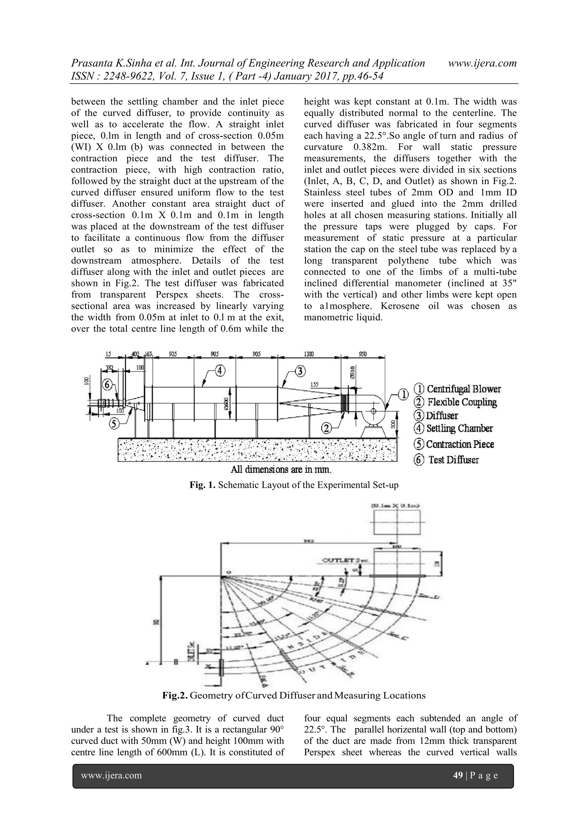 Flow Development through a Duct and a Diffuser Using CFD | PDF