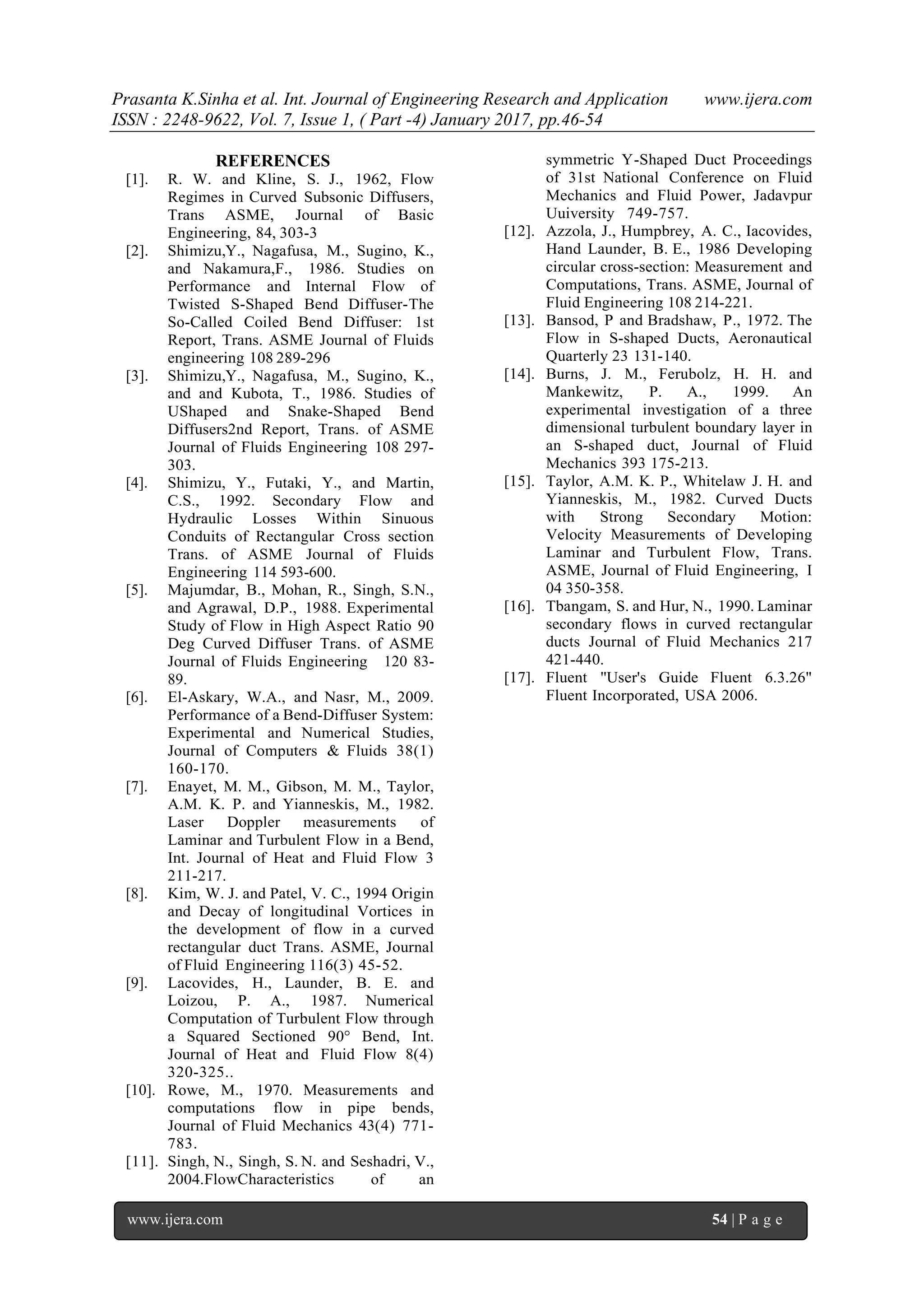 Flow Development through a Duct and a Diffuser Using CFD | PDF