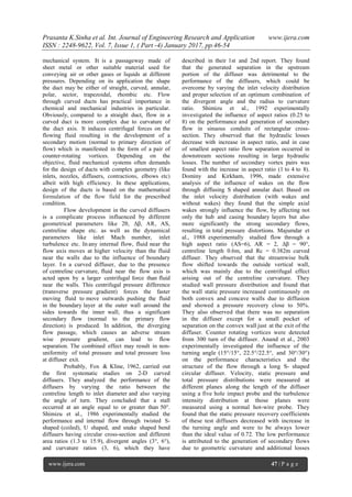 Flow Development through a Duct and a Diffuser Using CFD | PDF