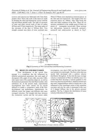Flow Development through a Duct and a Diffuser Using CFD | PDF