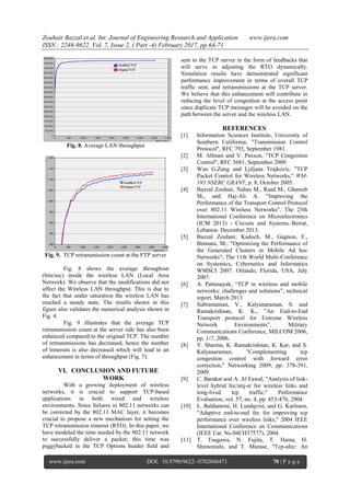 Proposition of an Adaptive Retransmission Timeout for TCP in 802.11 Wireless Environments | PDF ...