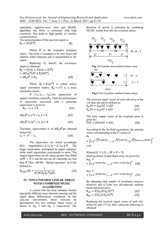 Direction Of Arrival Estimation Based On Music Algorithm Using Uniform And Non Uniform Linear Arrays