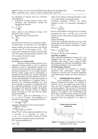 A Comparative Study of Centroid-Based and Naïve Bayes Classifiers for Document Categorization | PDF