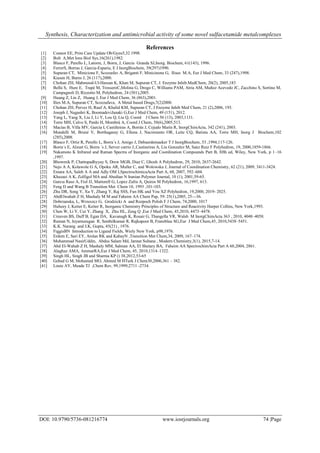 Synthesis, Characterization and antimicrobial activity of some novel ...