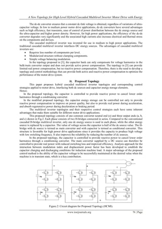A New Topology for High Level Hybrid Cascaded Multilevel Inverter Motor Drive with Energy ...