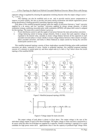 A New Topology for High Level Hybrid Cascaded Multilevel Inverter Motor Drive with Energy ...