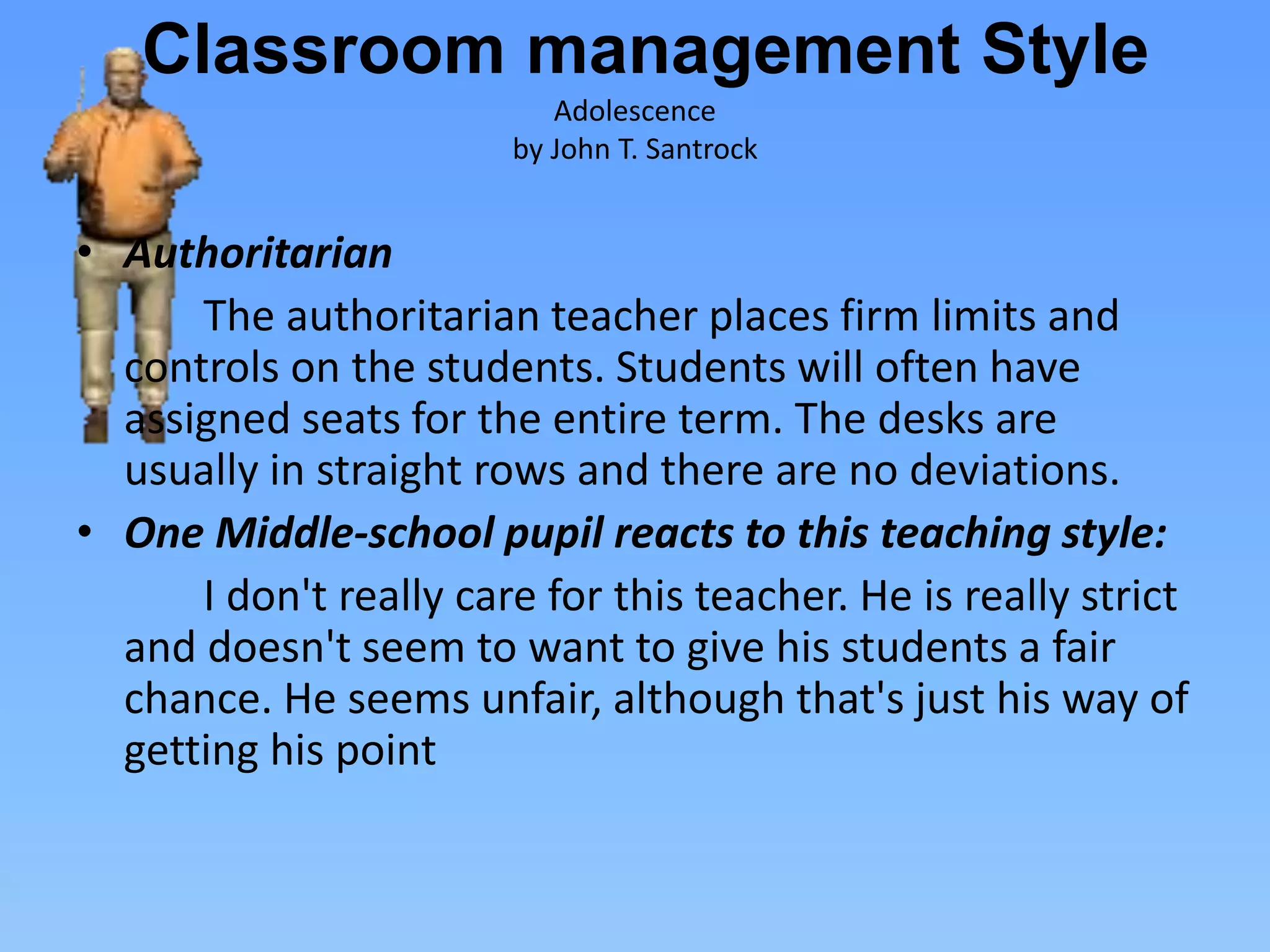 Classroom management and discipline | PPTX