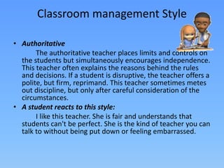 Classroom management and discipline | PPT