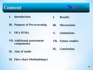 PCMA assessment components. | PPT
