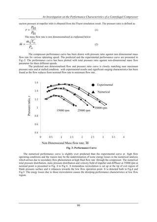 An Investigation on the Performance Characteristics of a Centrifugal ...