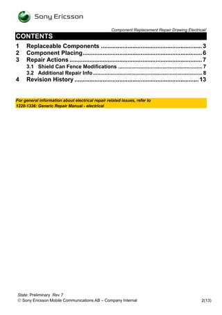 J108 component replacement | PDF