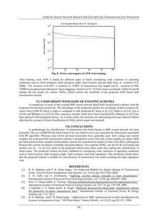 Artificial Neural Network Based Fault Classifier for Transmission Line Protection | PDF