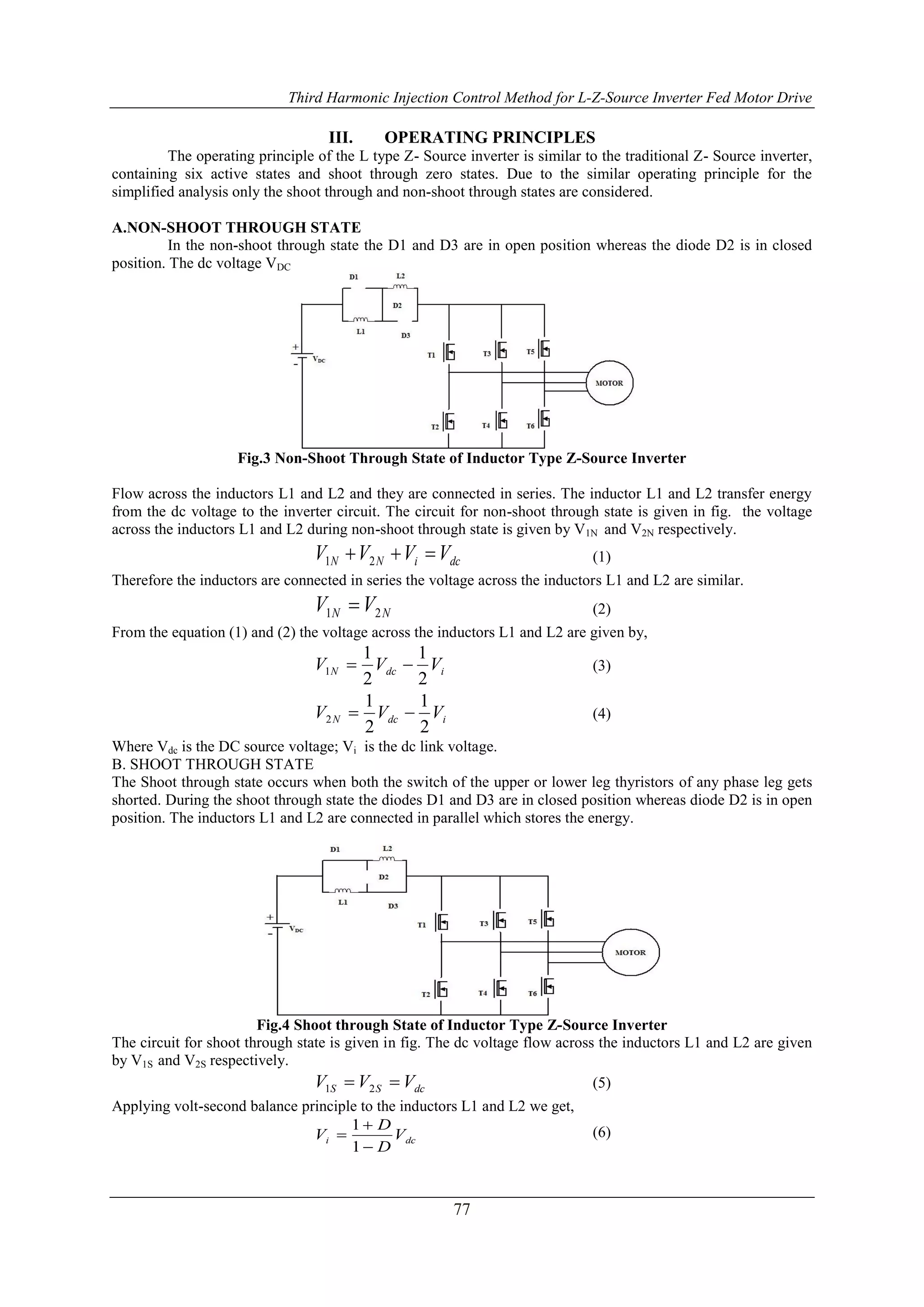 Third Harmonic Injection Control Method for L-Z-Source Inverter Fed ...
