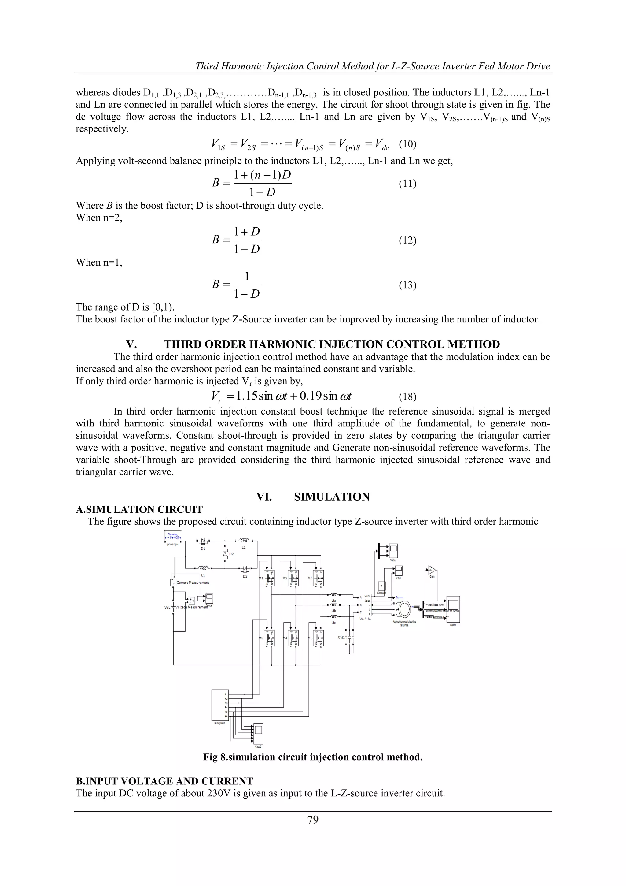 Third Harmonic Injection Control Method for L-Z-Source Inverter Fed ...