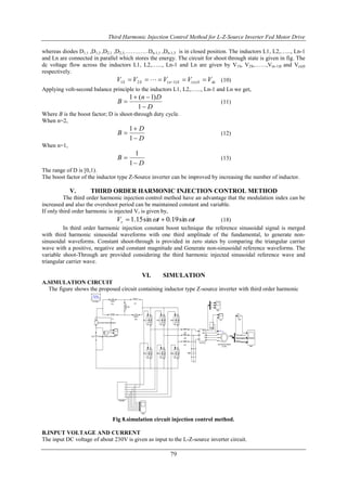 Third Harmonic Injection Control Method for L-Z-Source Inverter Fed Motor Drive | PDF | Radio ...