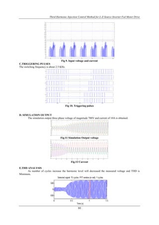Third Harmonic Injection Control Method for L-Z-Source Inverter Fed Motor Drive | PDF | Radio ...