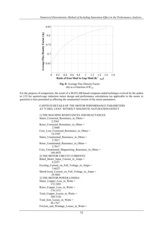 Numerical Deterministic Method of Including Saturation Effect in the Performance Analysis of a ...