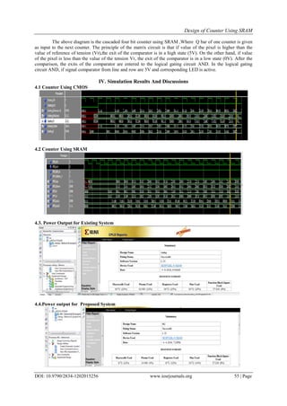 Design of Counter Using SRAM | PDF