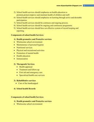 School health services | PDF