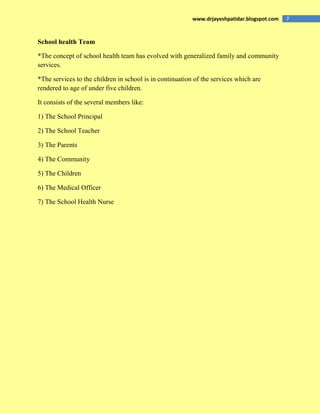 School health services | PDF