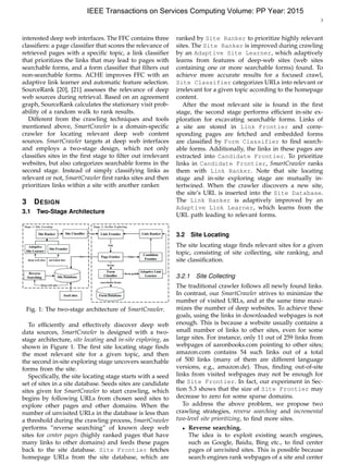 Smart Crawler Base Paper A two stage crawler for efficiently harvesting deep-web interfaces ...