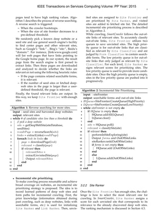 Smart Crawler Base Paper A two stage crawler for efficiently harvesting deep-web interfaces ...