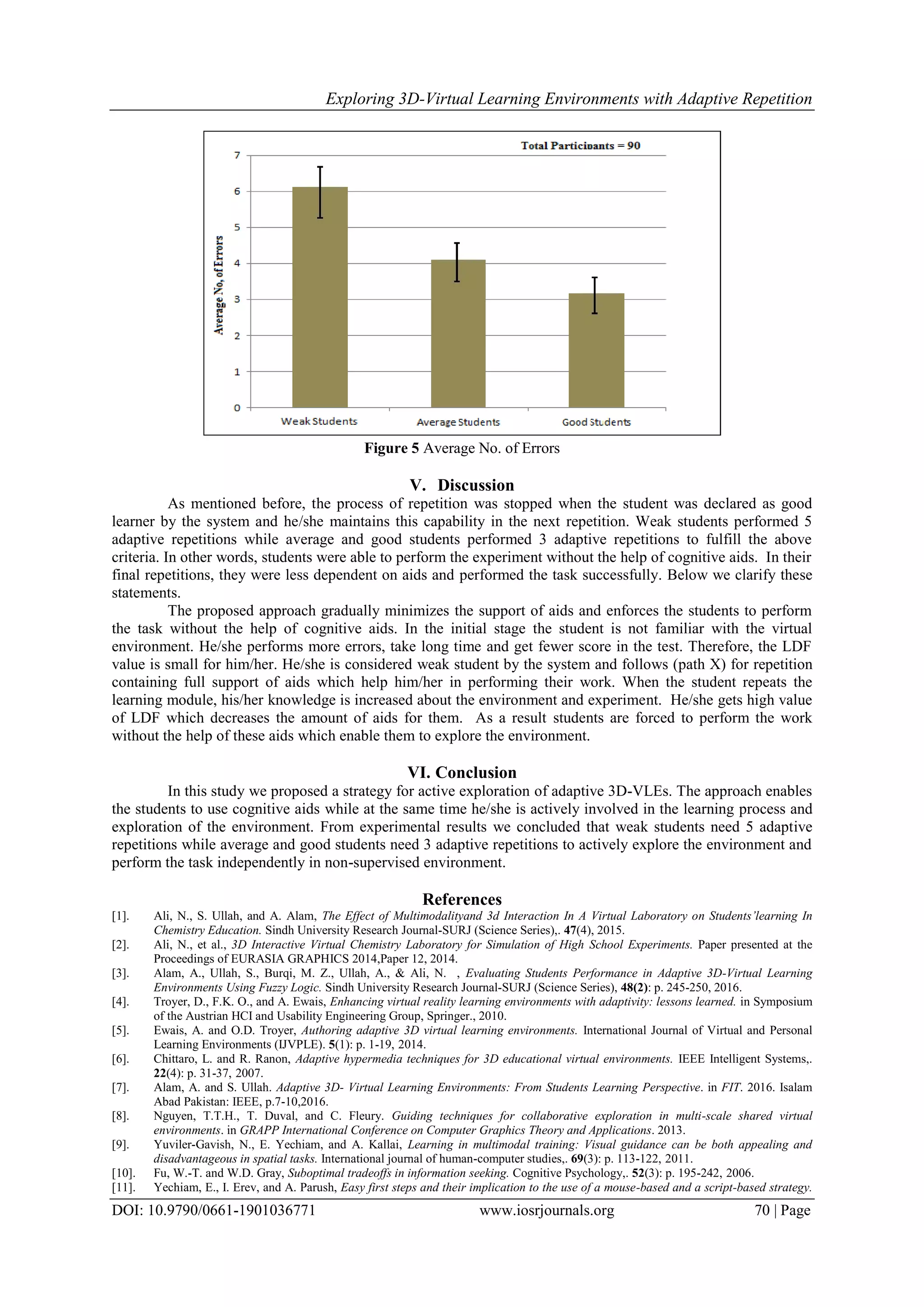 Exploring 3D-Virtual Learning Environments with Adaptive Repetitions | PDF