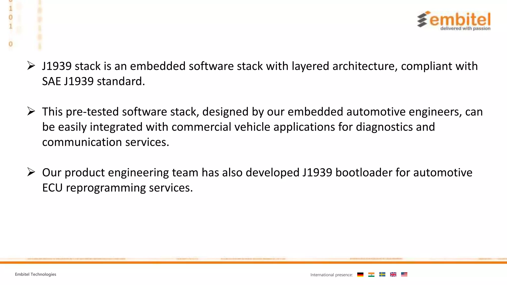 What is J1939 Software Stack? | PPTX | Operating Systems | Computer ...