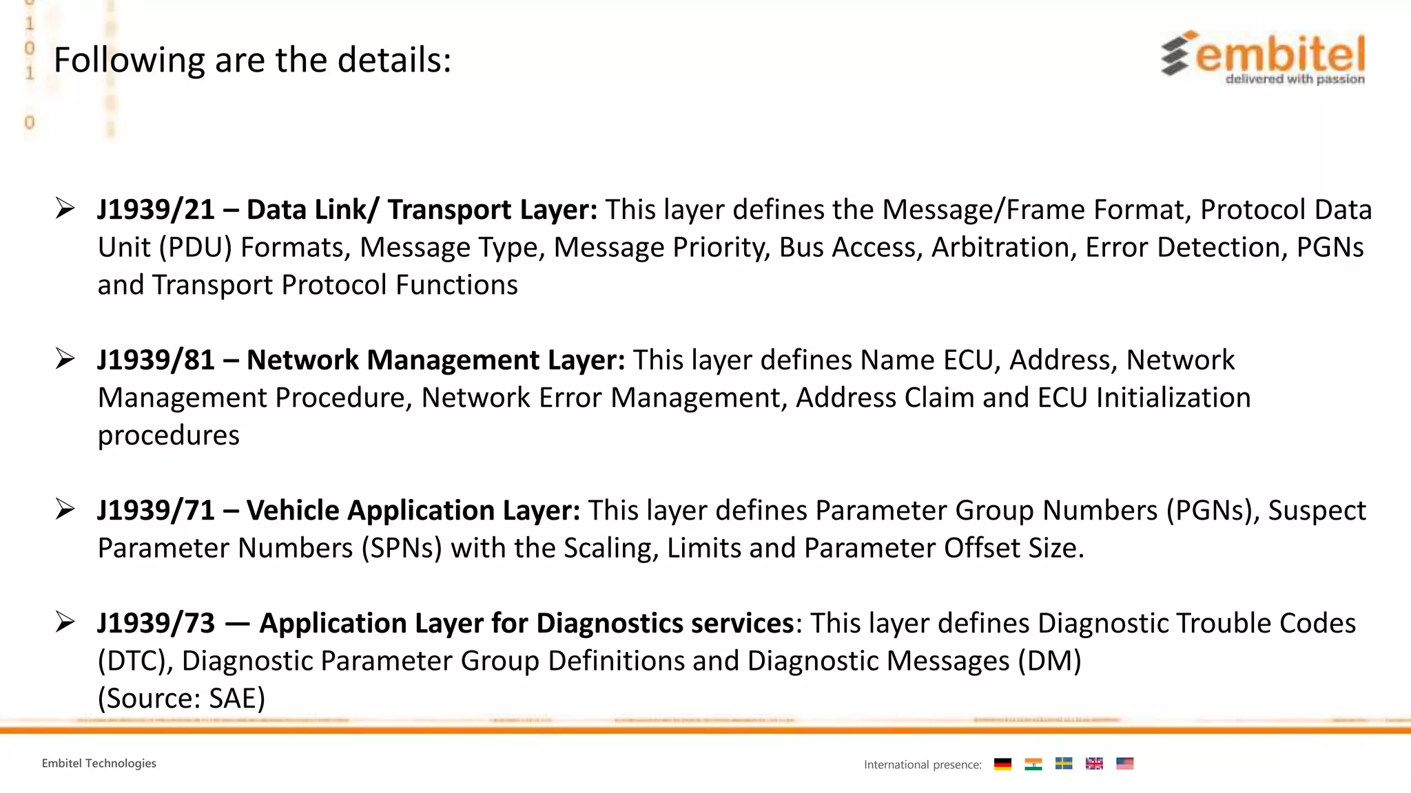 What is J1939 Software Stack? | PPTX | Operating Systems | Computer ...