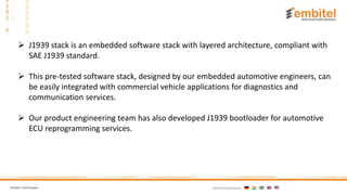 What is J1939 Software Stack? | PPTX | Operating Systems | Computer ...