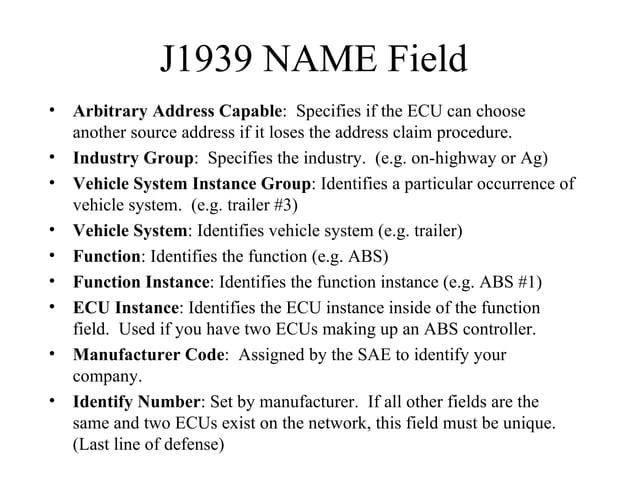 J1939 presentation by Simma Software | PPT