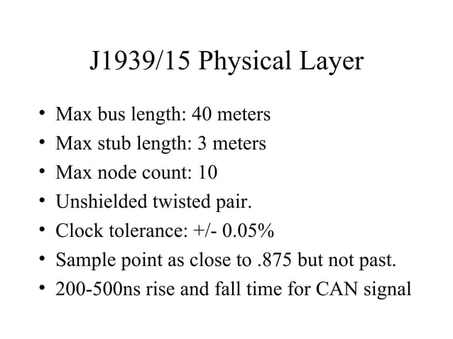 J1939 presentation by Simma Software | PPT