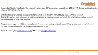 J1939 Stack Source Code | PPTX