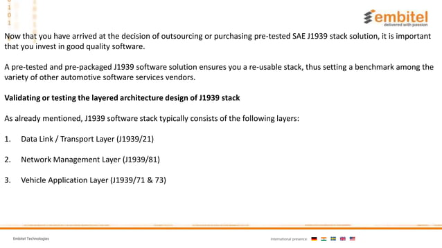 J1939 Stack Source Code | PPTX