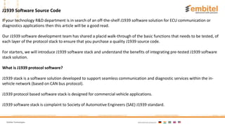 J1939 Stack Source Code | PPT