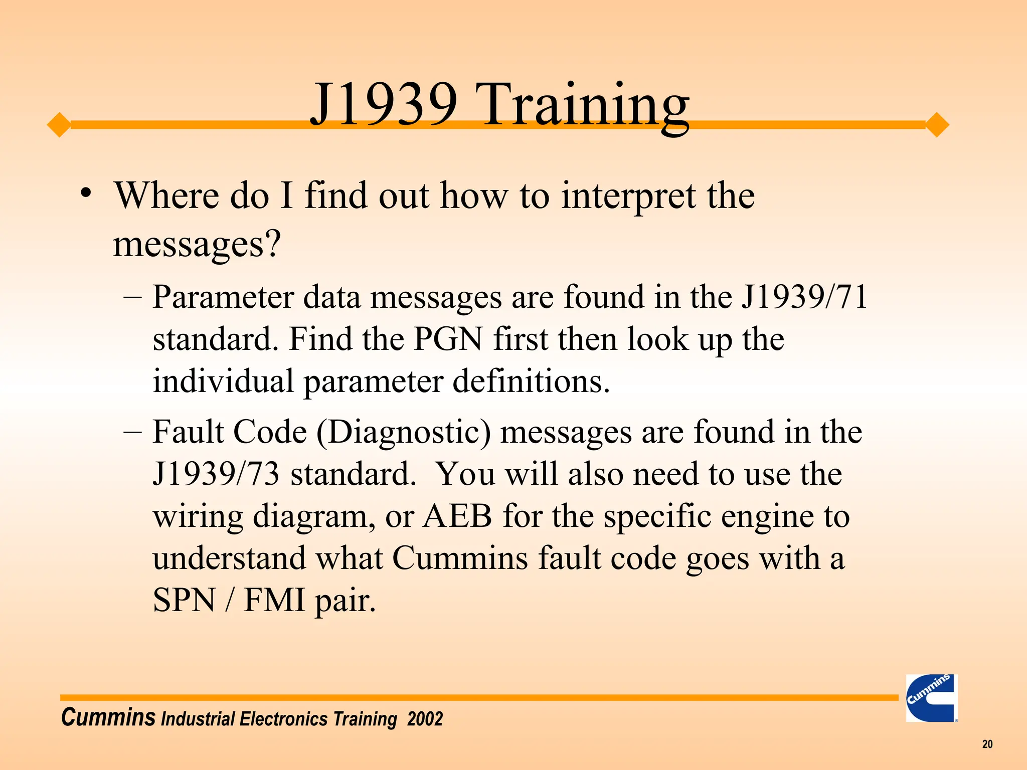 J1939 Protocol Training Communication.ppt
