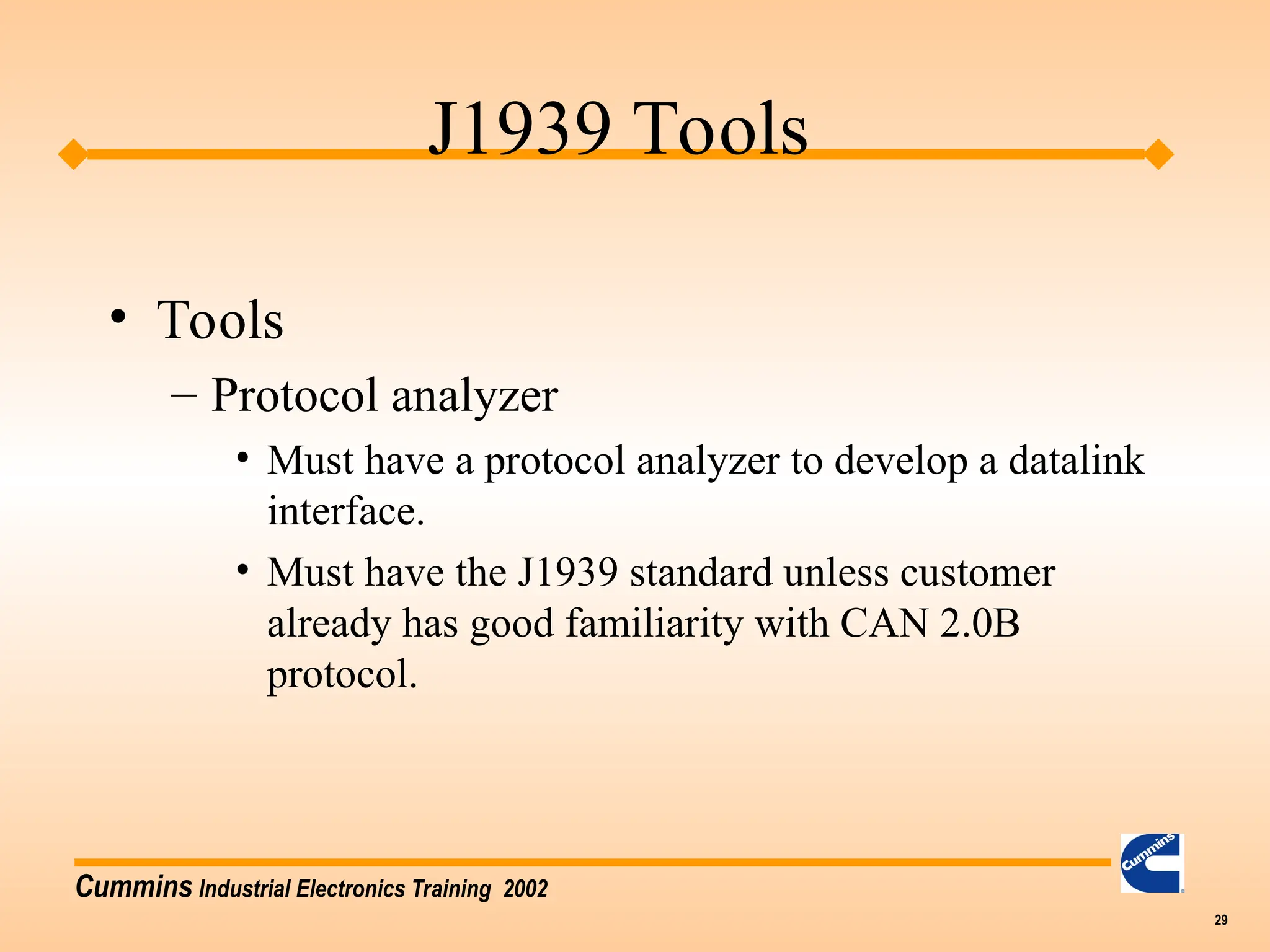 J1939 Protocol Training Communication.ppt