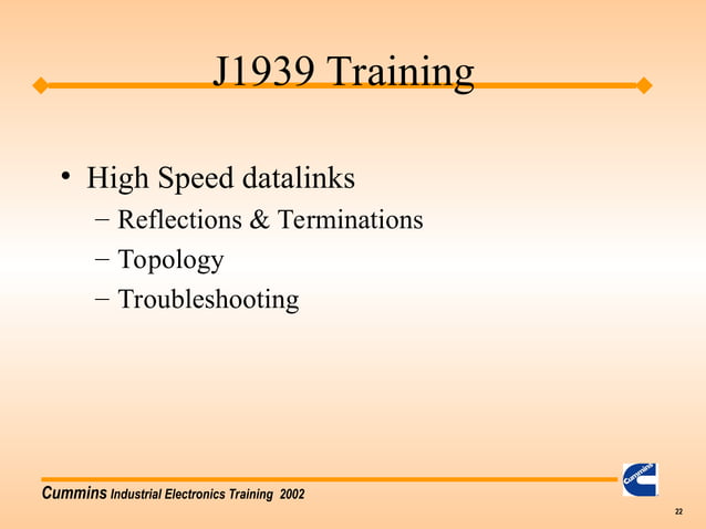 J1939 Protocol Training Communication.ppt | Computer Networking | Computing