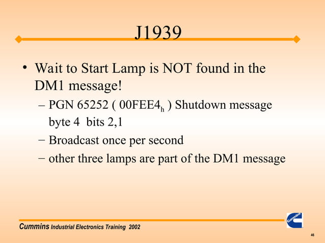J1939 Protocol Training Communication.ppt | Computer Networking | Computing