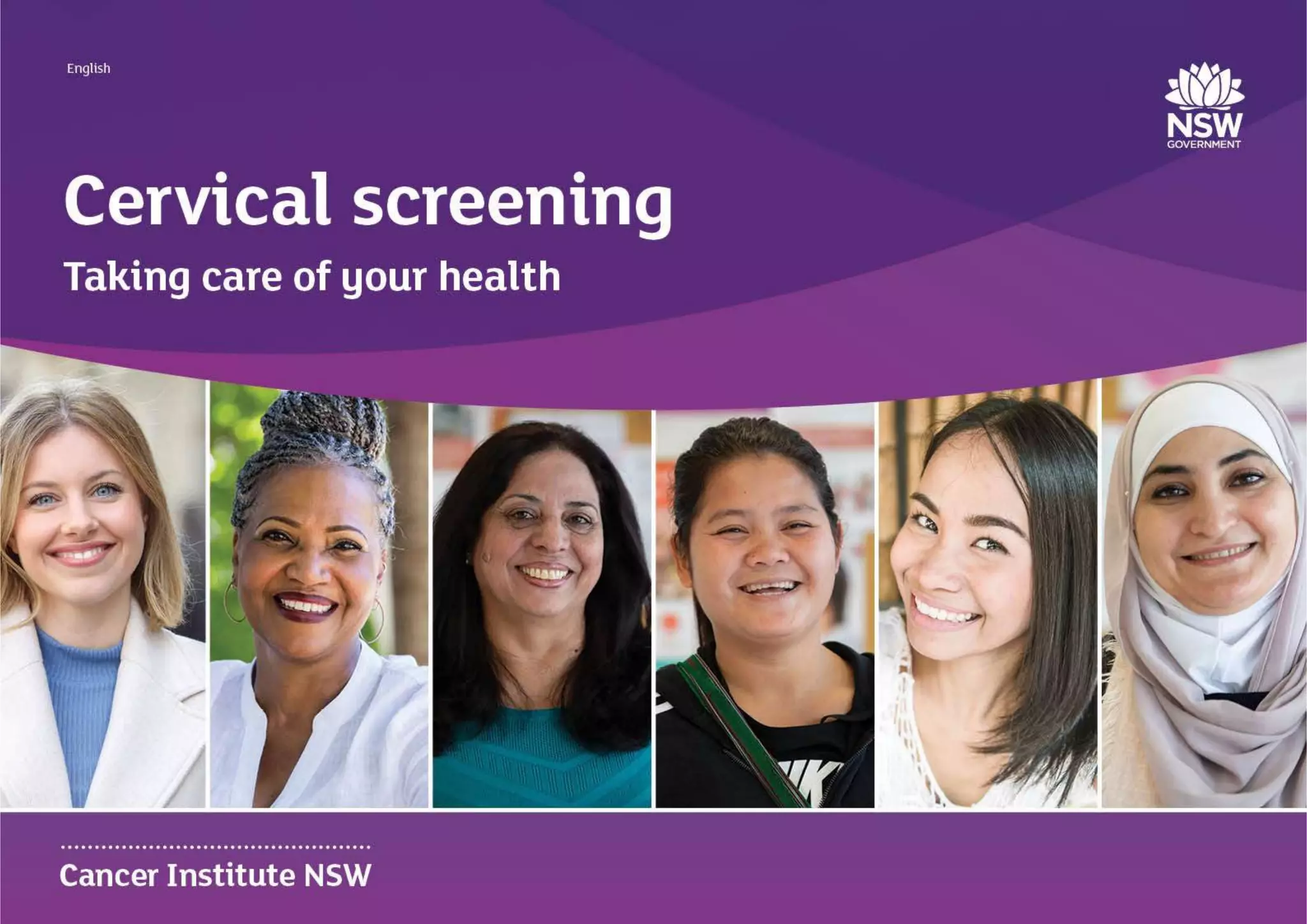Cervical screening – taking care of your health flipchart (English) | PPT