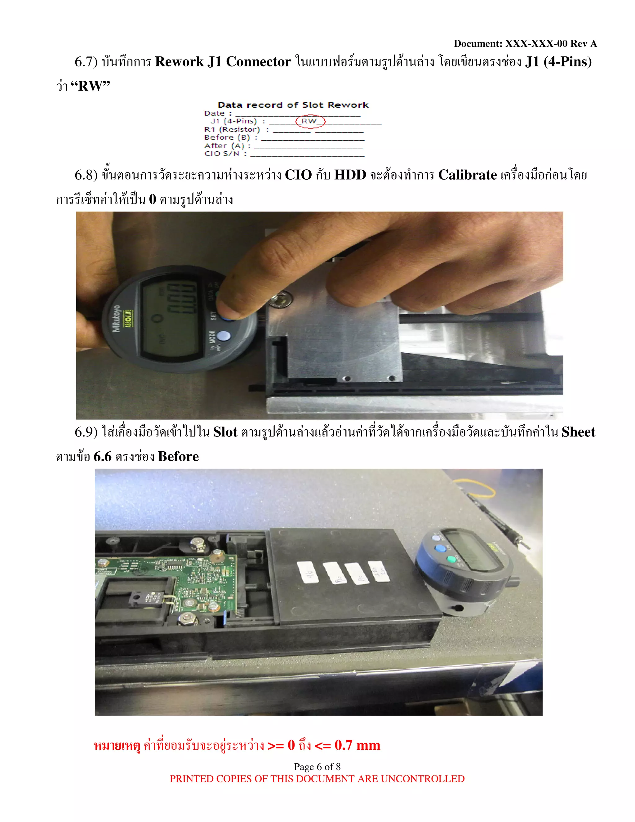 J1 connector with 4 pins rework procedure | PDF