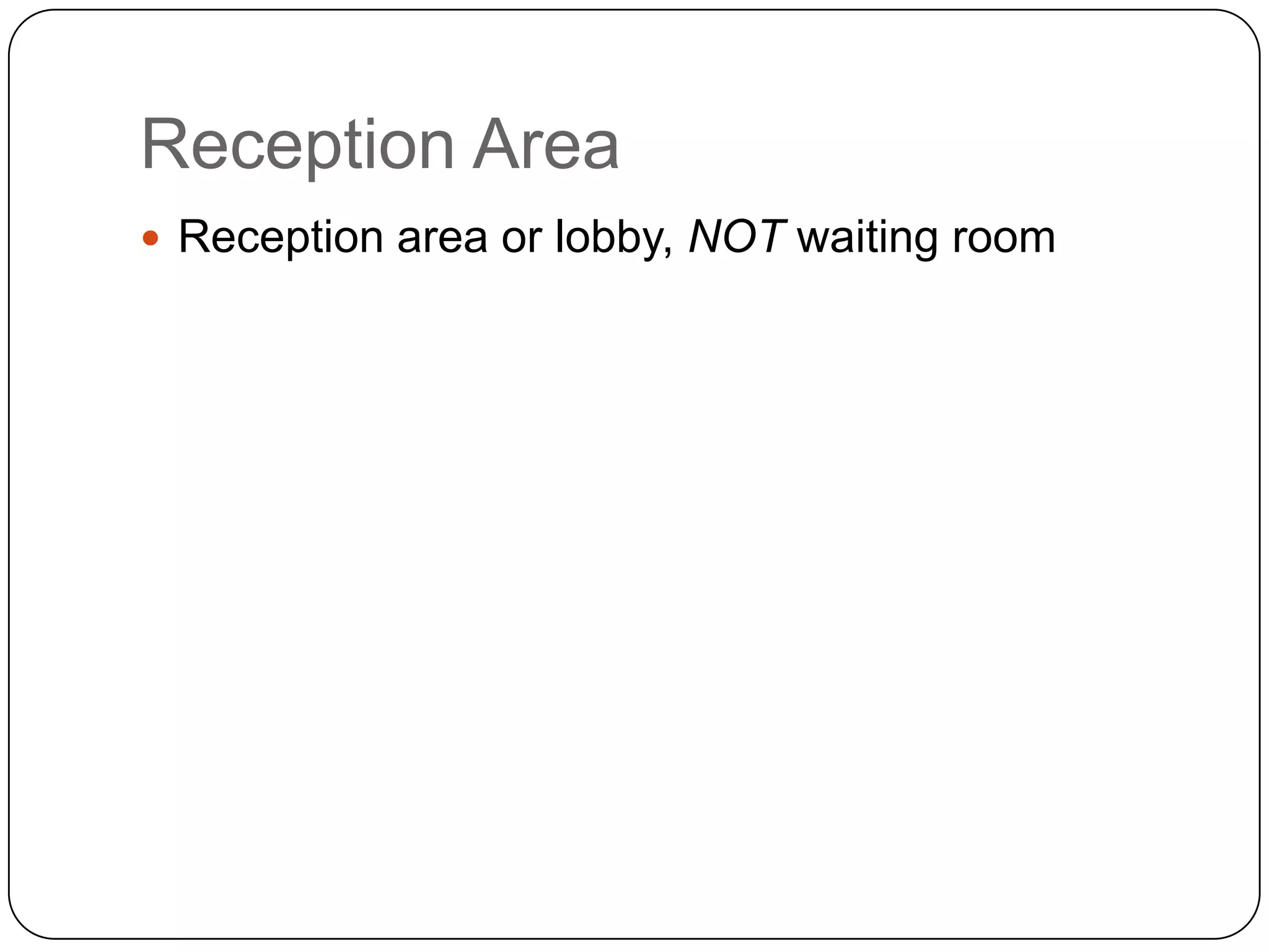 J 1 patient reception and registration | PPTX