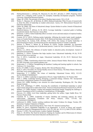 School Leadership Practices Towards Enhanced Classroom Management ...