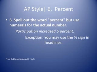Writing blog posts in AP Style | PPTX