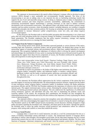 Understanding Indonesian President's Speech in Critical Discourse: Political Power through the ...