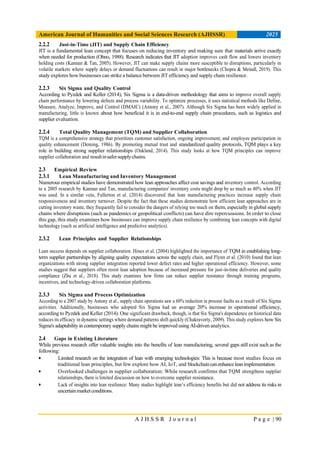 LEAN MANUFACTURING AND ITS IMPACT ON SUPPLY CHAIN EFFICIENCY | PDF