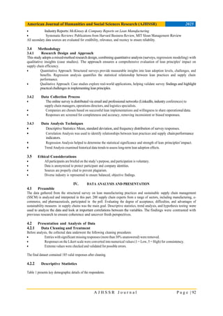LEAN MANUFACTURING AND ITS IMPACT ON SUPPLY CHAIN EFFICIENCY | PDF
