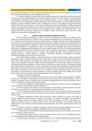 Disaster Risk Awareness and Preparedness of Junior High School Students ...